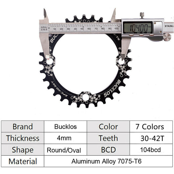 B104 104 BCD 30-42T Chainrings – BUCKLOS