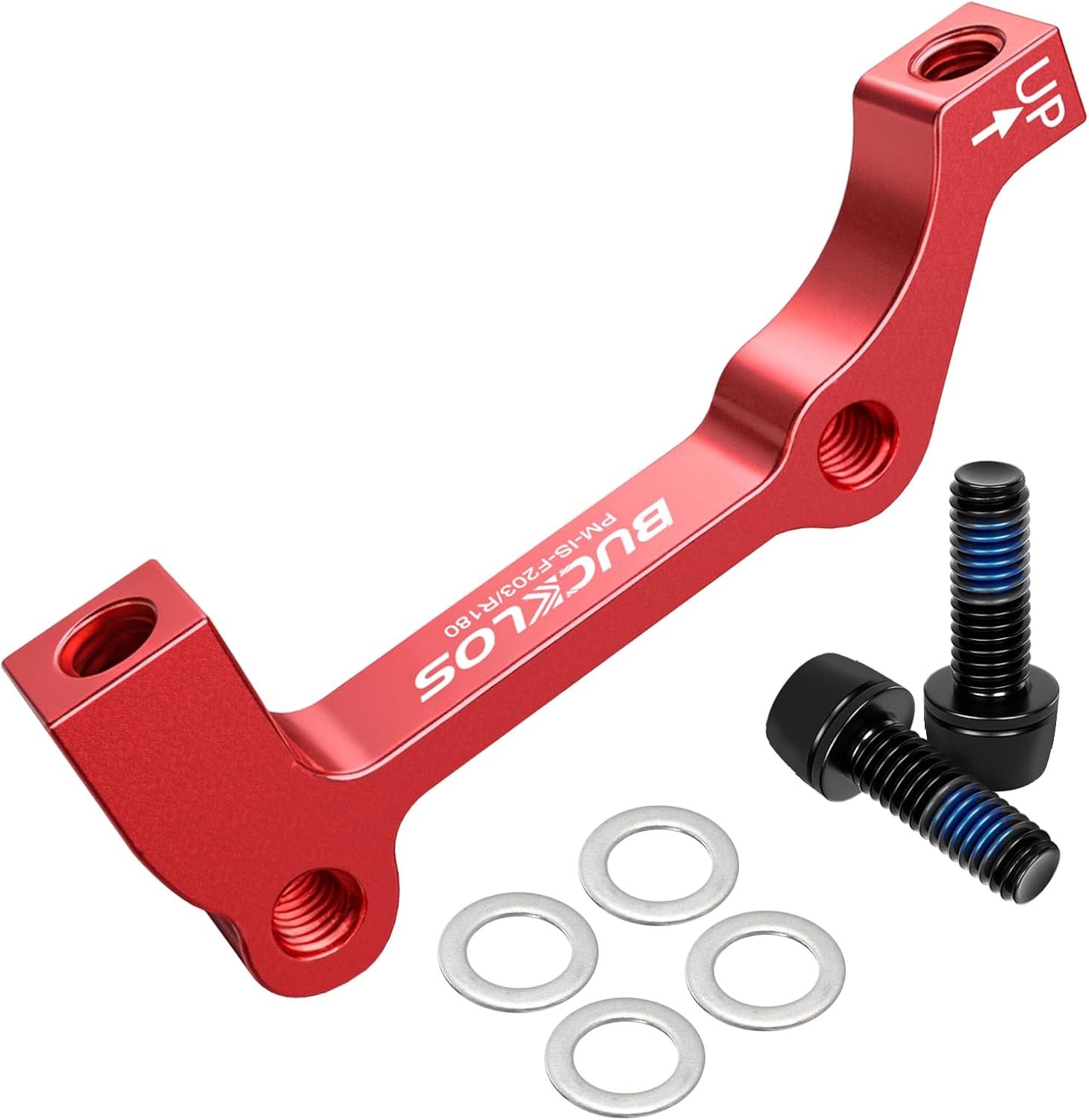 2025 BUCKLOS IS Rear 180mm Disc Brake Caliper Mount Adapter withBolts(